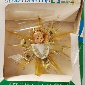 Vintage | Holiday | Vintage Atomic Angel Star Tree Topper Retro ...